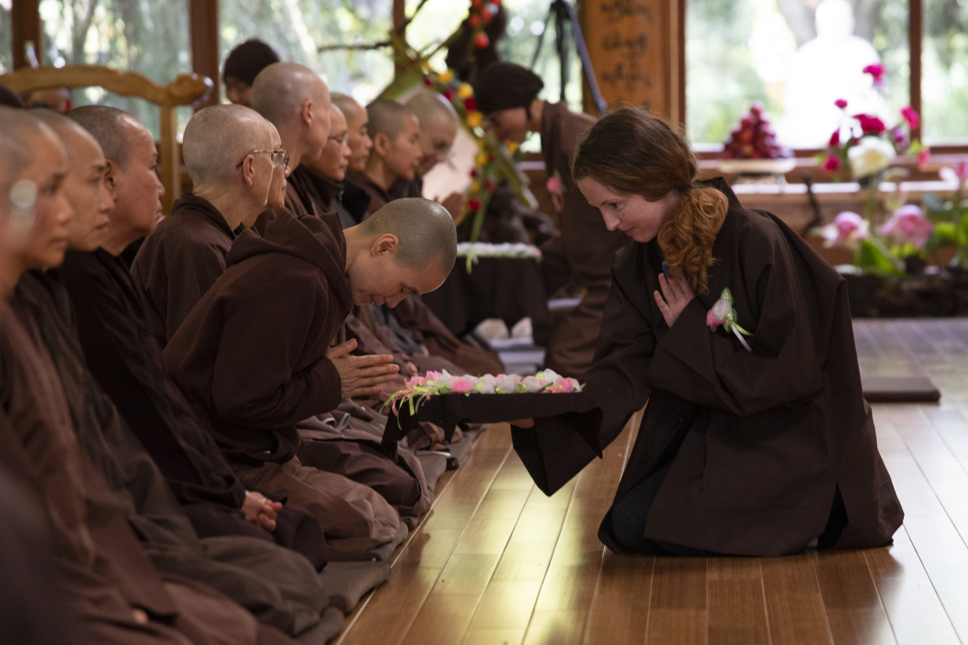 Photos / Rose ceremony 2021 | Plum Village